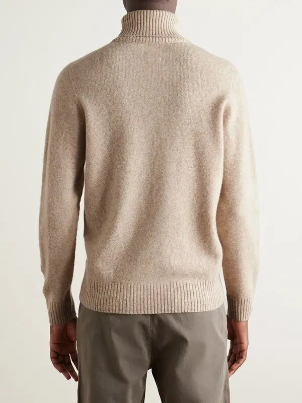 Hartford Wool Rollneck Sweater - Neutrals