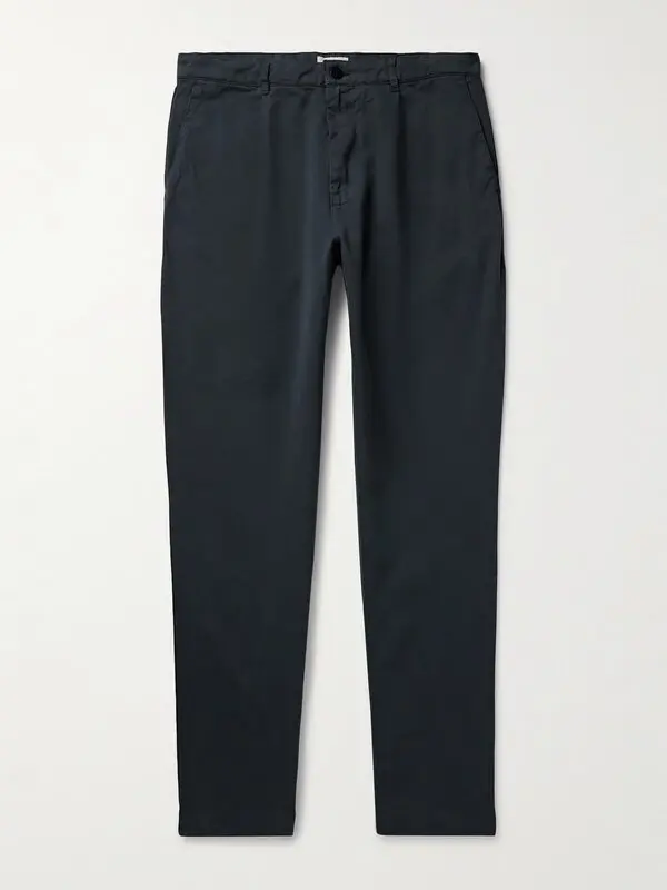 Hartford Tommy Straight-leg Cotton-twill Trousers