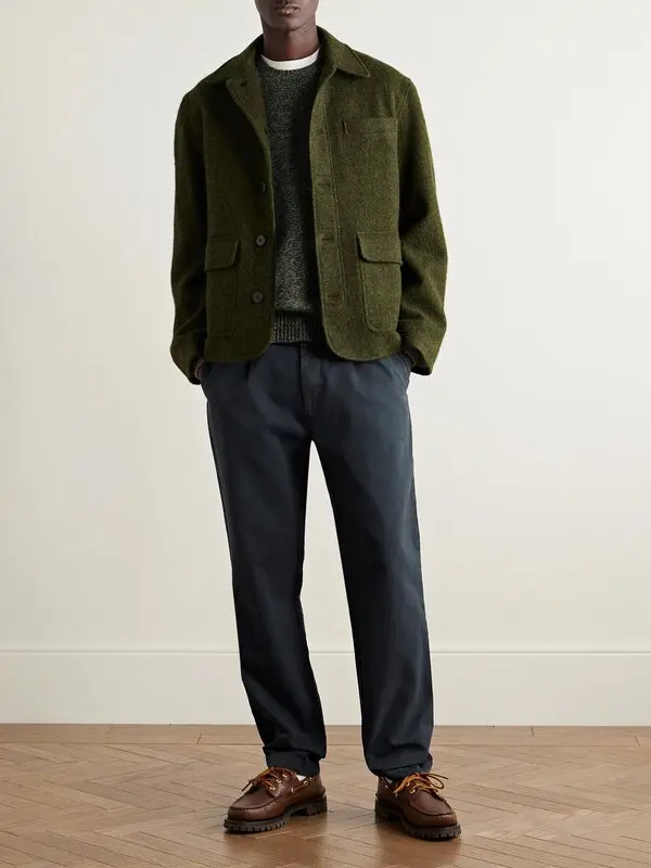 Hartford Tommy Straight-leg Cotton-twill Trousers