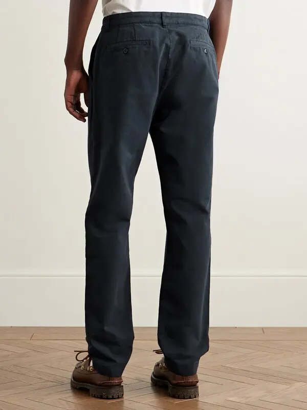 Hartford Tommy Straight-leg Cotton-twill Trousers