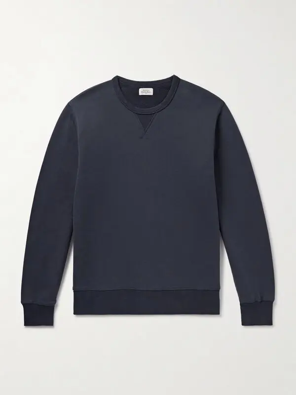 Hartford Garment-dyed Cotton-jersey Sweatshirt