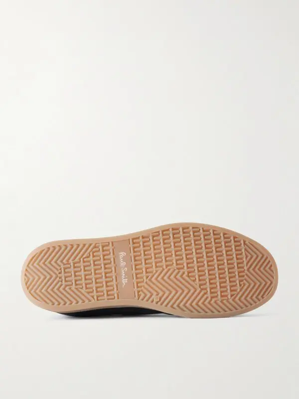 Paul Smith Bailey Logo-embossed Nubuck Sneakers - Black