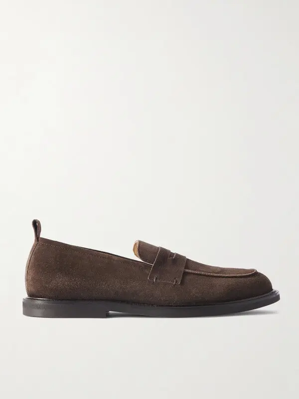 Mr P. Leo Suede Penny Loafers