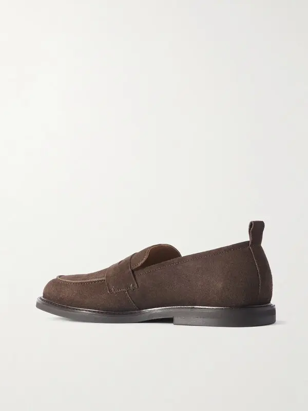 Mr P. Leo Suede Penny Loafers