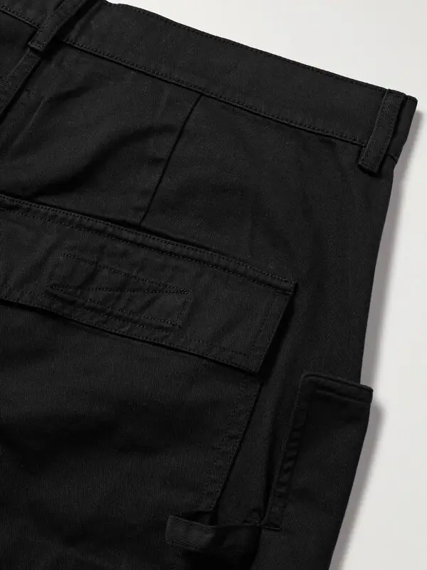 Rick Owens Stefan Wide-leg Cargo Trousers - Black