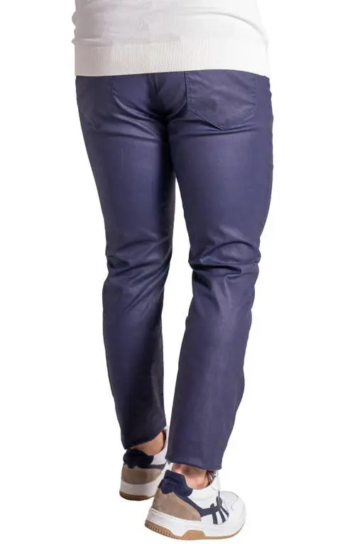 MACEOO Coated Skinny Jeans - Blue