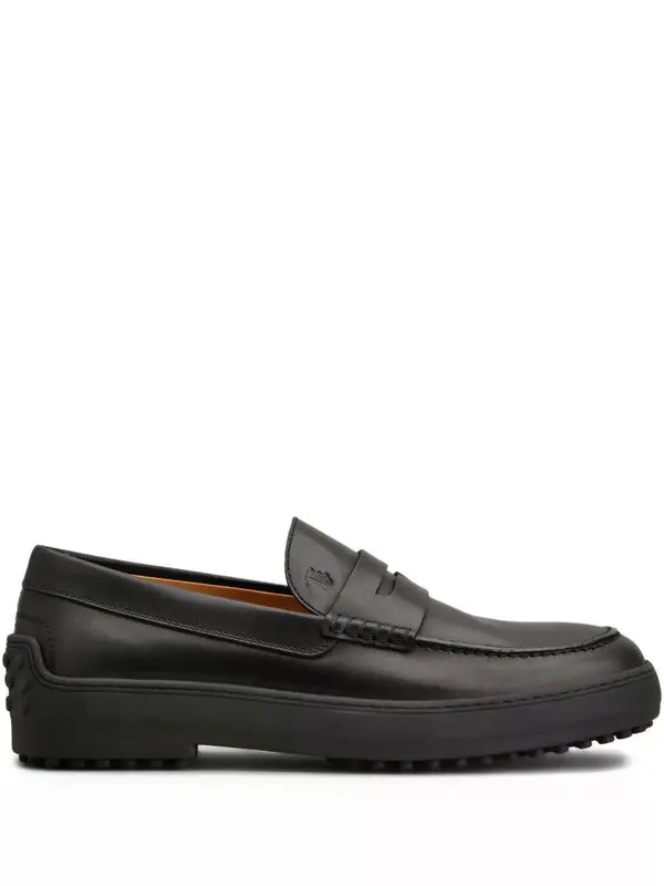 TOD'S Winter Gommino Loafers - Black