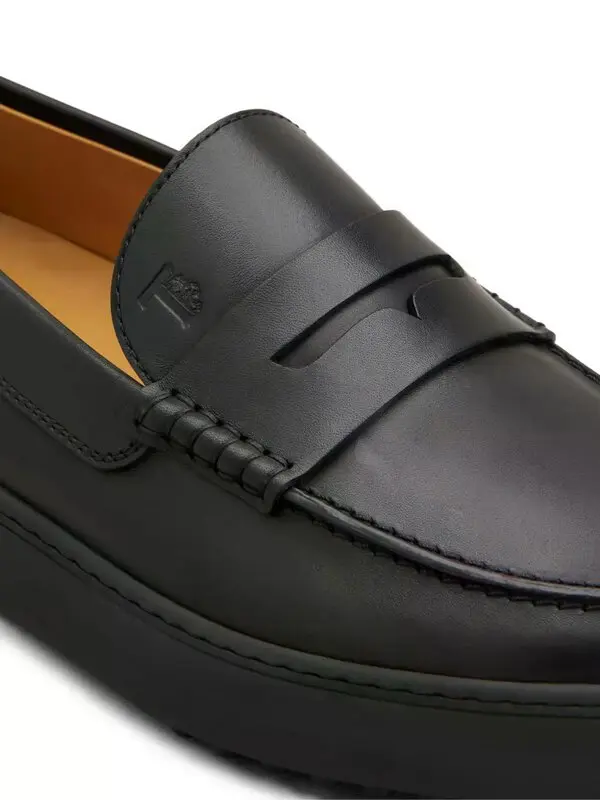 TOD'S Winter Gommino Loafers - Black