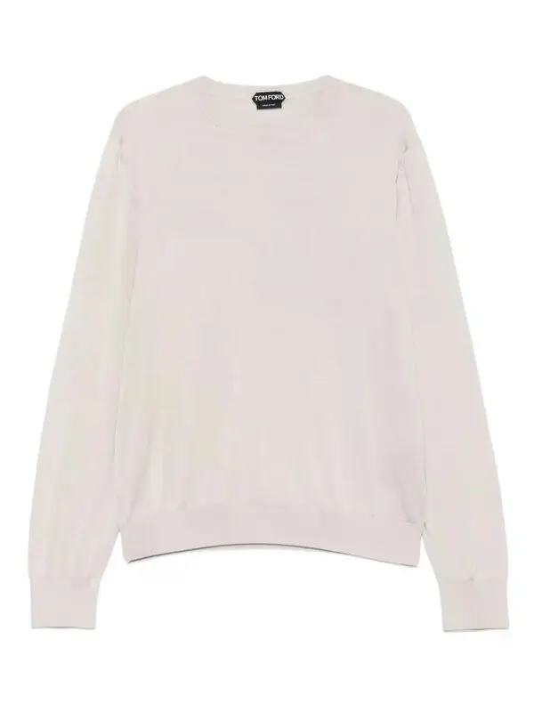 TOM FORD Crew-neck Long-sleeve Sweater - Neutrals