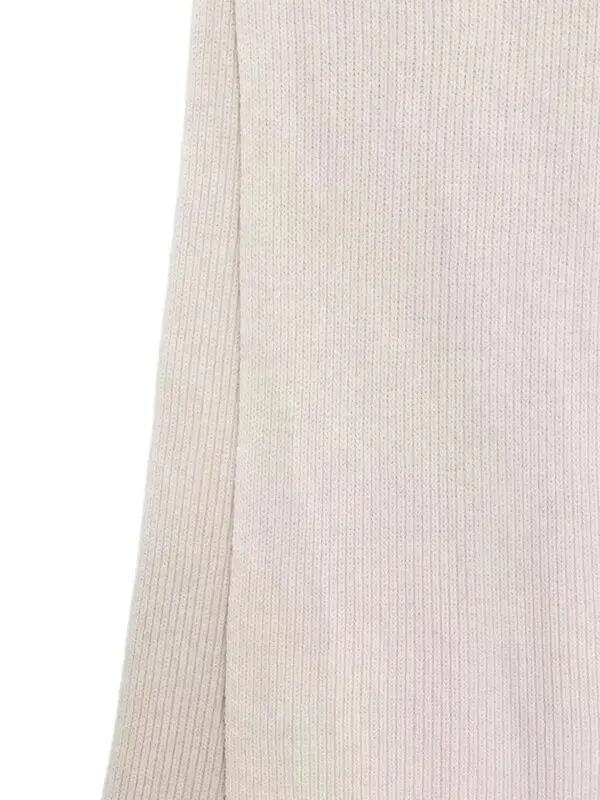 Paul & Shark Ribbed-knit Scarf - Neutrals