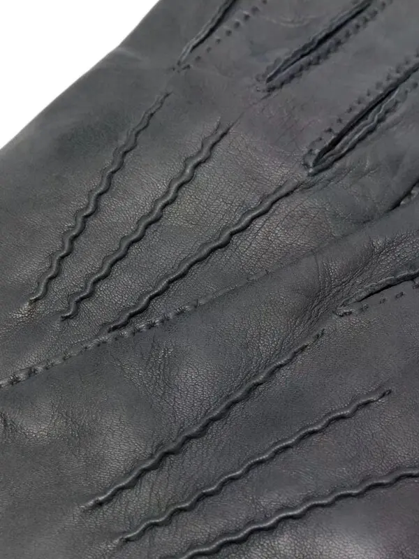 Eleventy Leather Gloves - Black