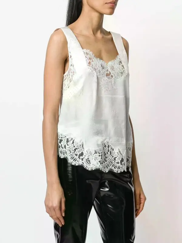 Givenchy Lace-trimmed Vest Top