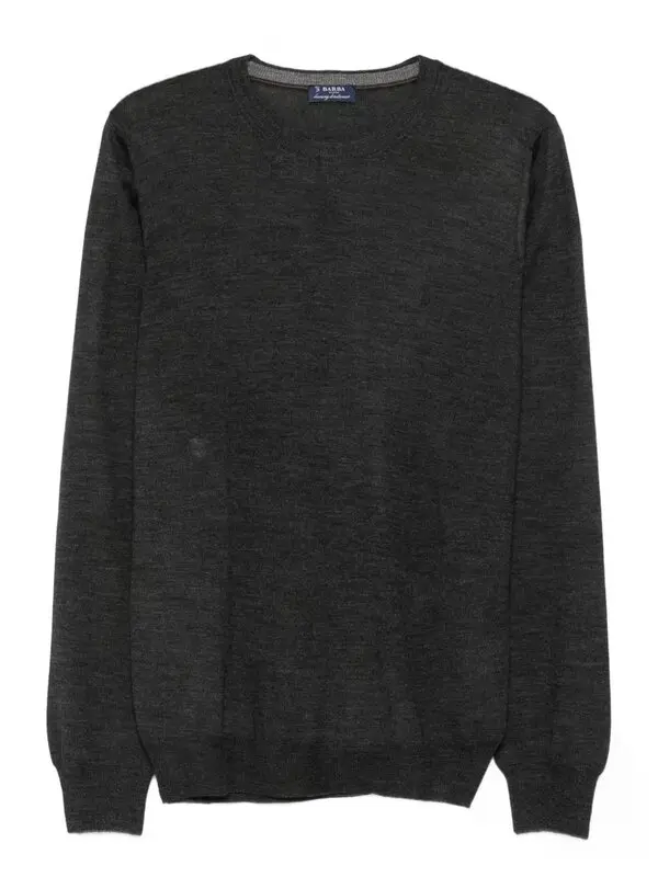 BARBA NAPOLI Long-sleeve Sweater - Grey