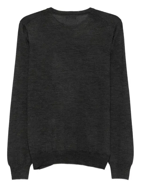 BARBA NAPOLI Long-sleeve Sweater - Grey