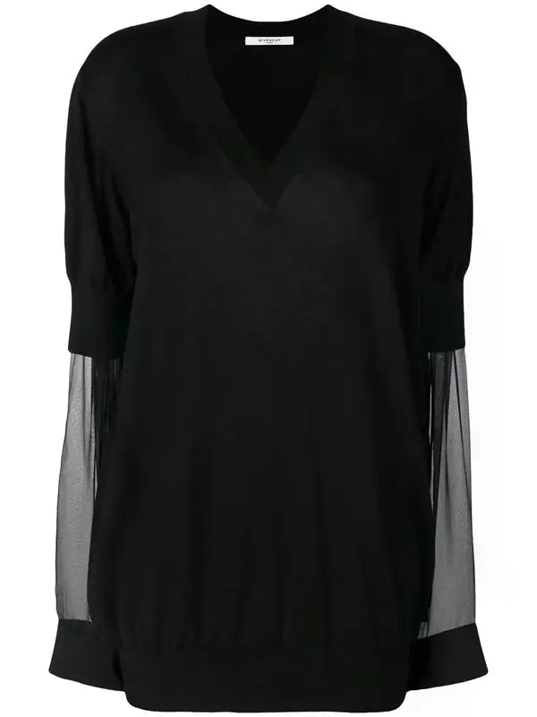Givenchy Deep V-neck Top