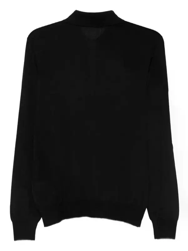 BARBA NAPOLI Polo-neck Long-sleeve Sweater
