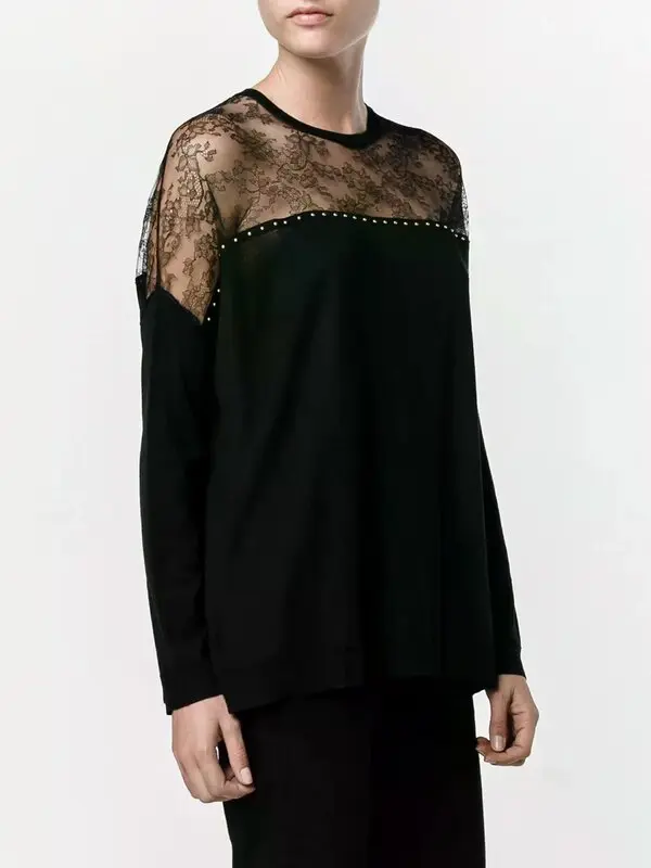 Valentino Garavani Lace Panel Jumper