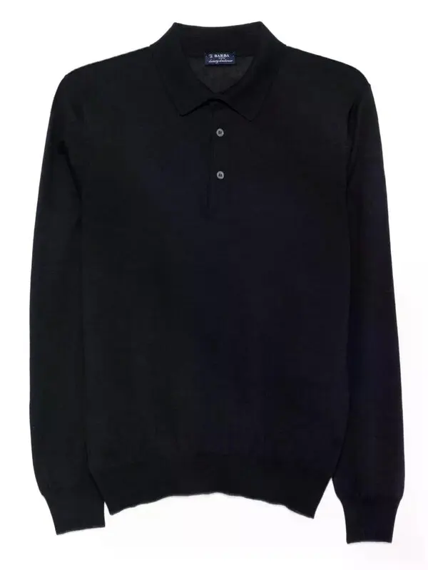 BARBA NAPOLI Polo-neck Long-sleeve Sweater