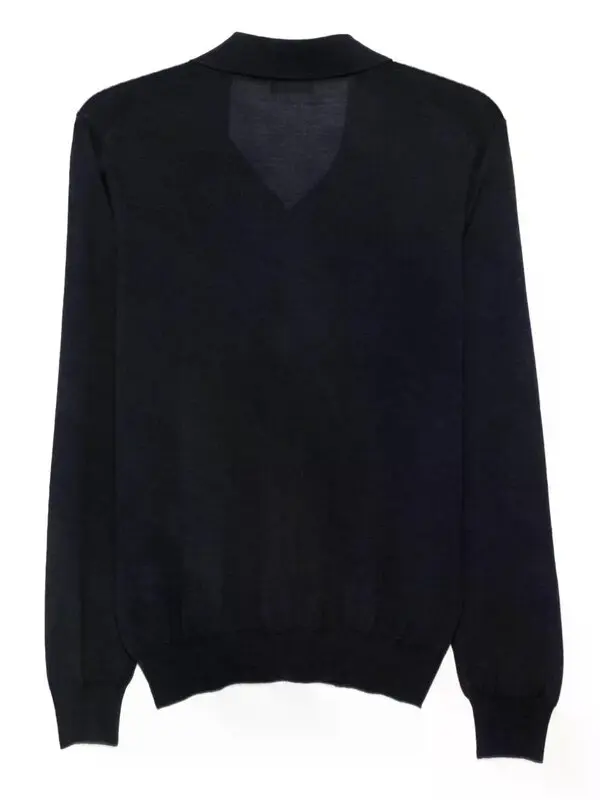 BARBA NAPOLI Polo-neck Long-sleeve Sweater