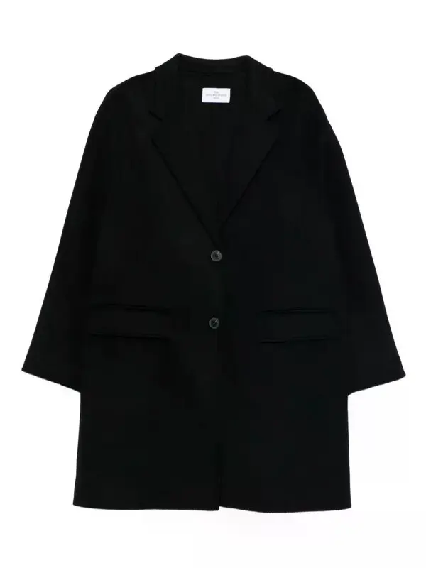 THE DYNAMIS STUDIO Oxford Button Wool Coat