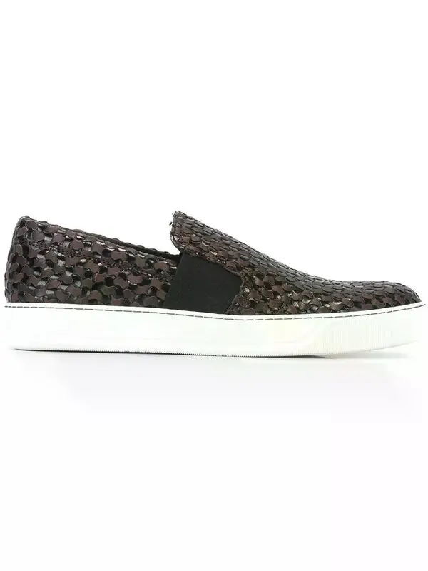 LANVIN Slip-on Sneakers - Brown