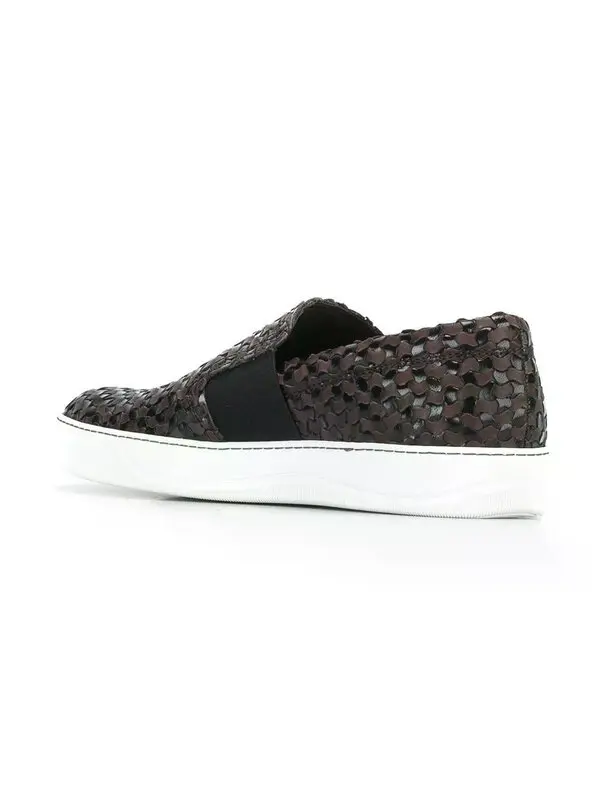 LANVIN Slip-on Sneakers - Brown
