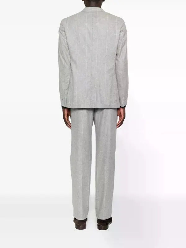 Eleventy Pinstripe Suit - Grey