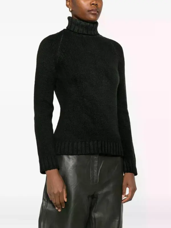 BASE Turtleneck Ribbed Sweater