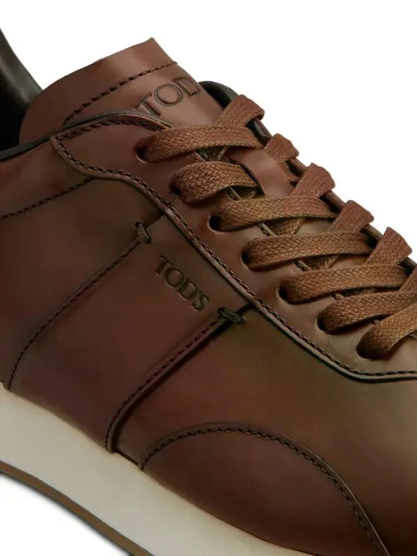 TOD'S Leather Lace-up Low-top Sneakers