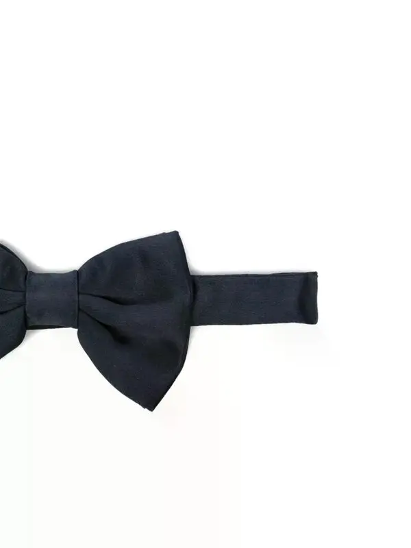 Corneliani Silk Bow Tie - Blue