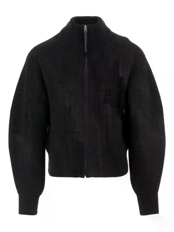 Jacquemus Zip-front Merino-wool Cardigan