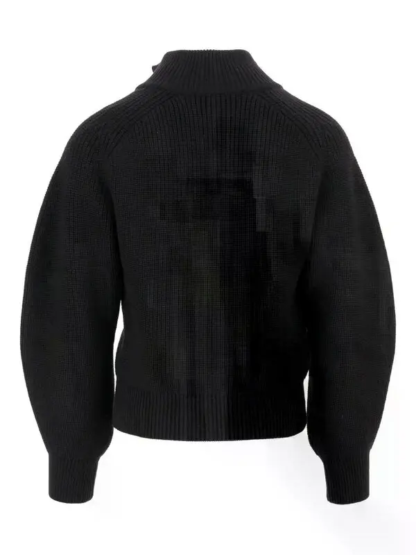 Jacquemus Zip-front Merino-wool Cardigan