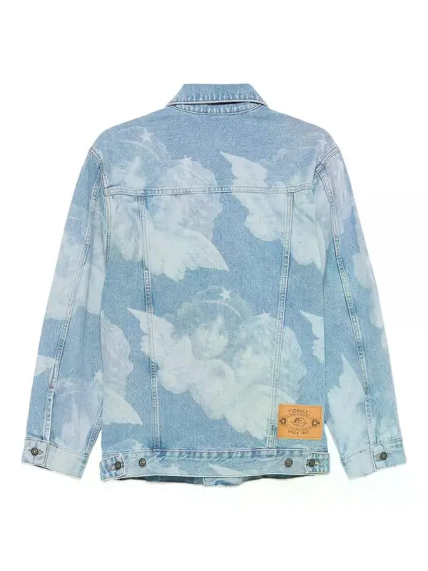 Fiorucci Denim Cloud Print Jacket