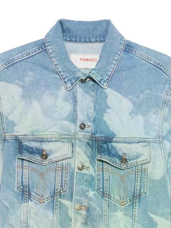 Fiorucci Denim Cloud Print Jacket