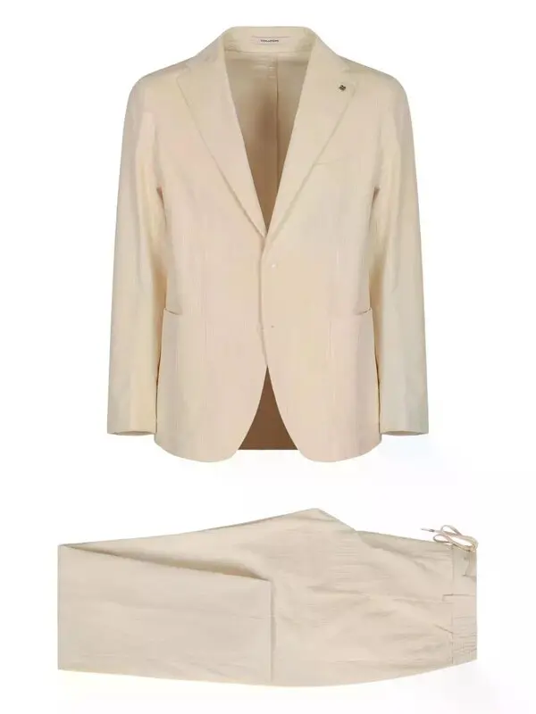 Tagliatore Two-button Textured-effect Suit