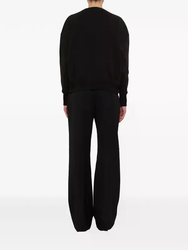 Alexander McQueen Embroidered Sun And Hand Sweatshirt
