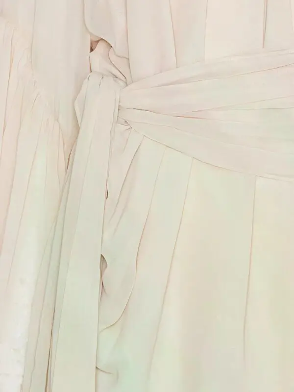 ROTATE BY BIRGER CHRISTENSEN Chiffon Strap Tie Mini Dress