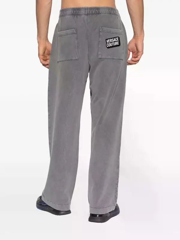 Versace Logo Patch Trousers