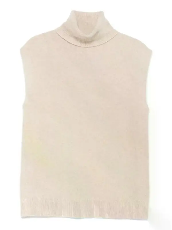 JOSEPH Sleeveless Turtleneck Vest