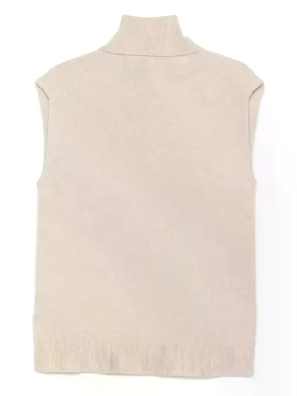 JOSEPH Sleeveless Turtleneck Vest
