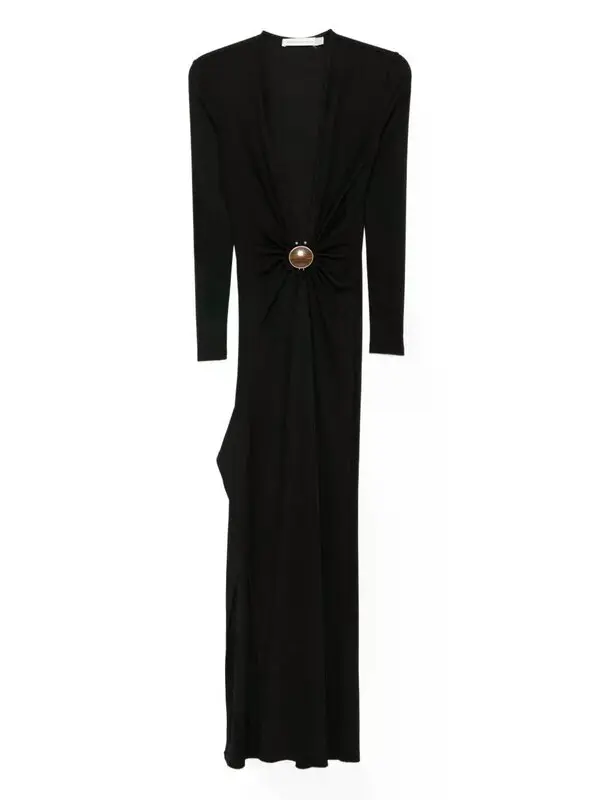 Christopher Esber Stone-embellished Maxi Dress
