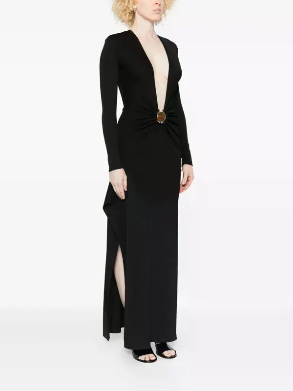 Christopher Esber Stone-embellished Maxi Dress