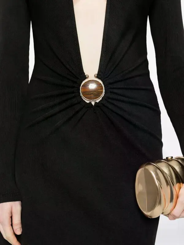 Christopher Esber Stone-embellished Maxi Dress