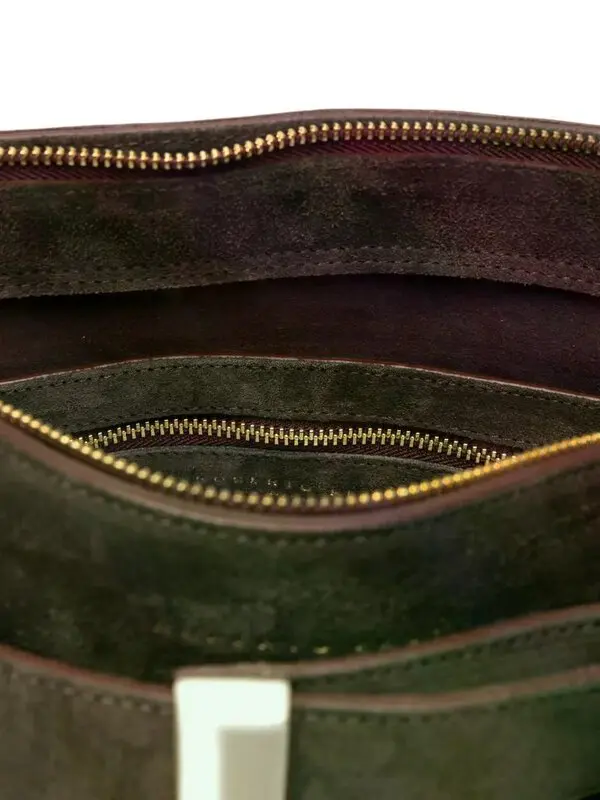 Roberto Festa Suede Shoulder Bag