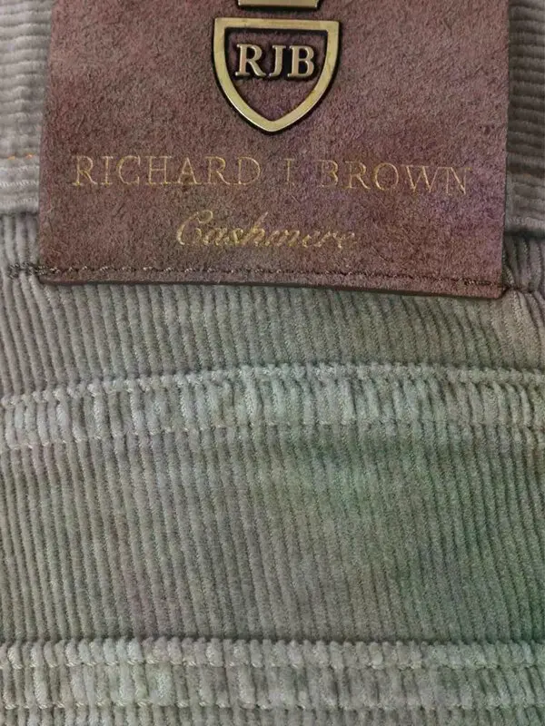 RICHARD J. BROWN Corduroy Straight Leg Jeans - Grey
