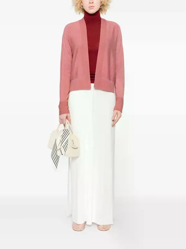 AROVESCIO Side-split Cropped Cardigan