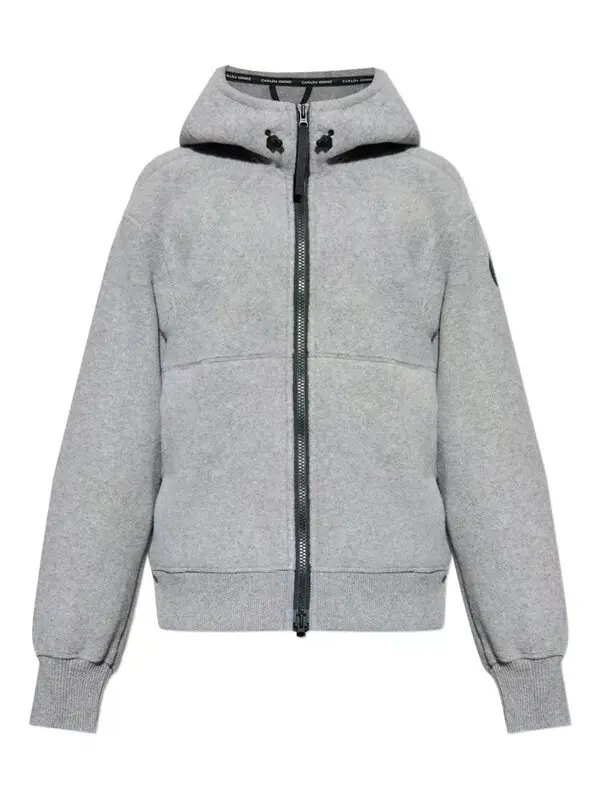 Canada Goose Hooded Wool Jacket - Grey