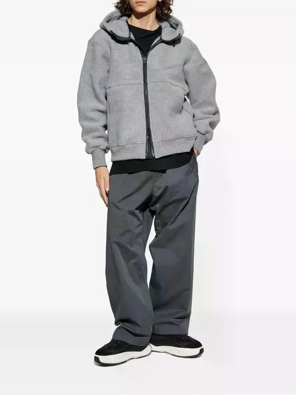Canada Goose Hooded Wool Jacket - Grey