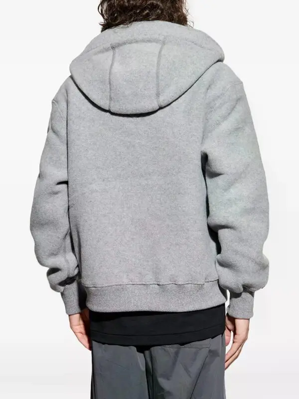 Canada Goose Hooded Wool Jacket - Grey