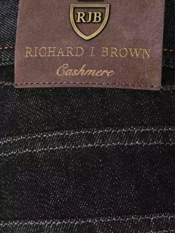 RICHARD J. BROWN Logo-plaque Jeans